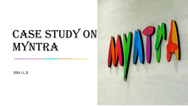 Myntra Case Study | PDF