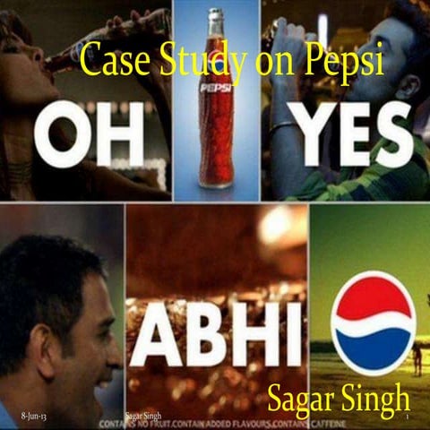 Case study on pepsi | PPTX