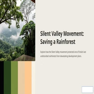 Case Study on Presentation silent valley | PPTX