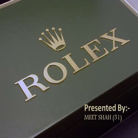 Case study on rolex | PPTX