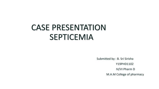 Sepsis | PPTX