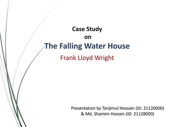 Falling water (Frank Lloyd Wright) | PPT