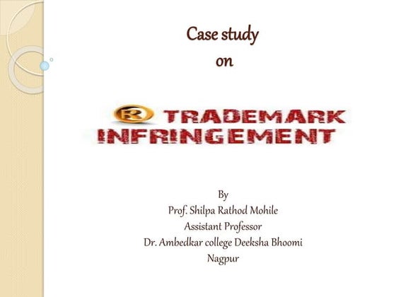 Patents (With Popular Indian Case Studies) | PPT