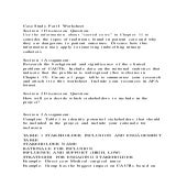 Case Study Part I WorksheetSection 1 Discussion Question Use | PDF