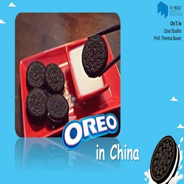 Oreo In China by Chi T. Le | PPTX | Desserts and Baking | Food & Drink