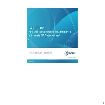 IBM Innovate 2010 - Case Study Presentation 1007 Final W Notes | PPT