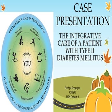 Case study presentation on DM-II (1).pptx | Diabetes | Diseases and ...