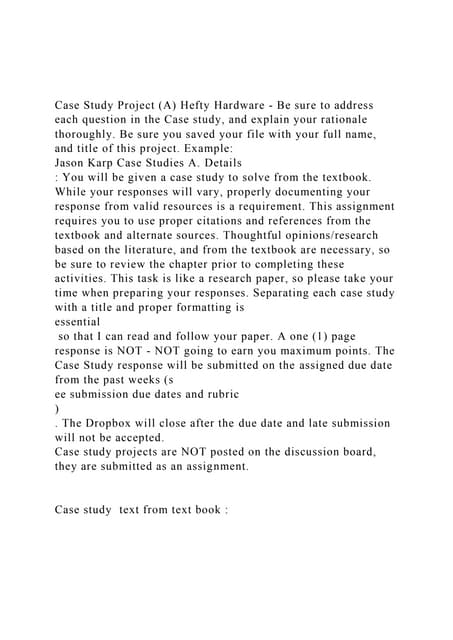 Case Study Proposing a Data Gathering Approach at TLG Solutions (.docx