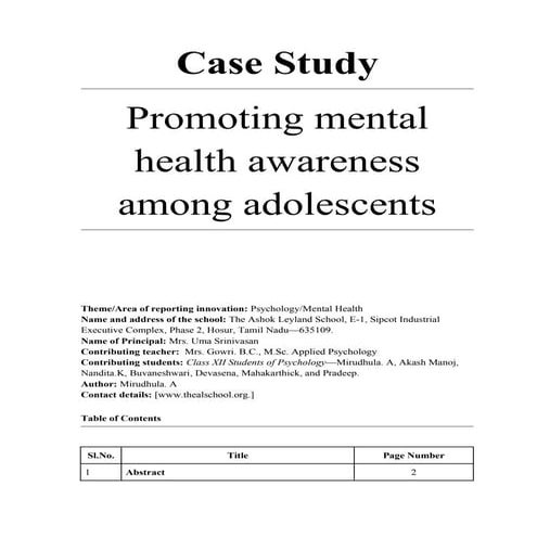 Case Study_ Promoting mental health awareness among adolescents (1).docx