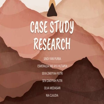 Types of case study | PPTX