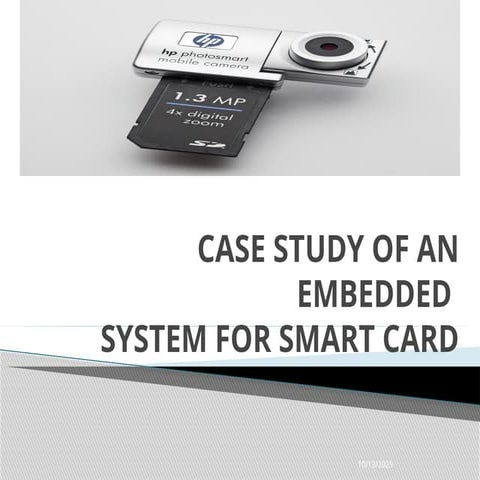 Case Study _ SMARTCARD _a RTOS real time | PPTX