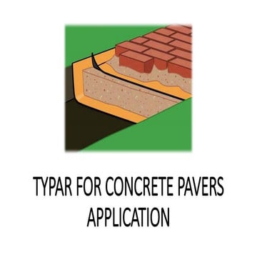 Typar for Concrete Pavers Application.pdf | Landscaping | Home & Garden