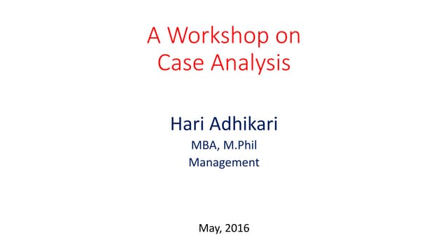 Case study analysis.ppt