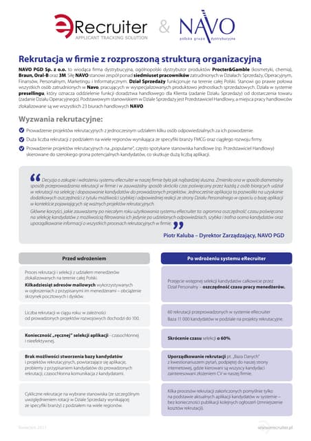 Case Study - eRecruiter w Idea Expert | PDF