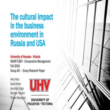 Russian Way of Management & Leadership in Russia | PPT