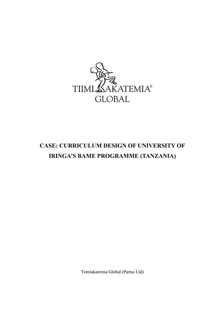 Case: Tiimiakatemia® Skill Profile | PDF