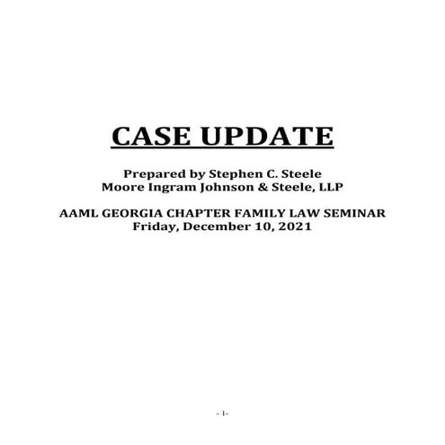 Case update | PDF