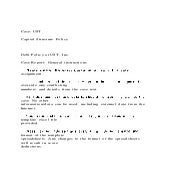 Case USTCapital Structure PolicyDebt Policy at US | DOCX