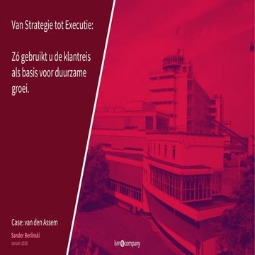 Case van den Assem: van strategie tot executie: zó gebruikt u de ...
