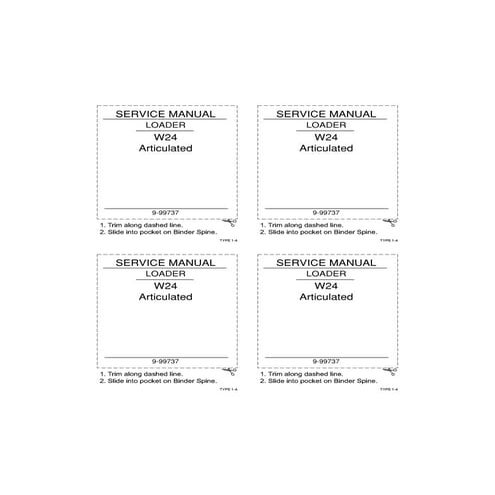 Case w8 wheel loader service repair manual | PDF