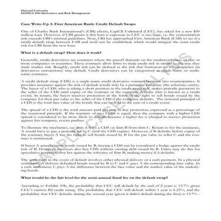 Case write up_sample_2 | PDF