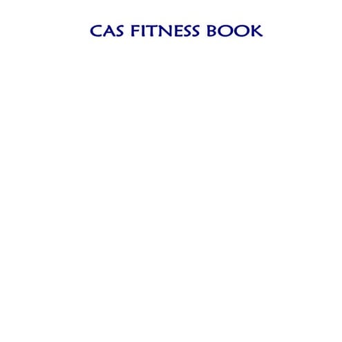 IBDP CAS Fitness Handbook | PDF