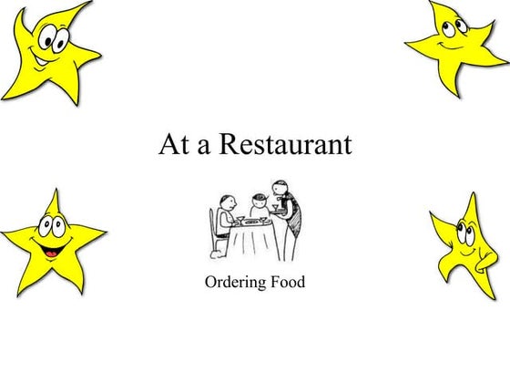 Lesson Plan Ordering At The Restaurant | DOC