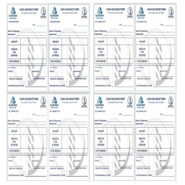 Cash advance form draft | PPTX