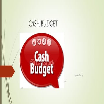 CASH BUDGET.pptx