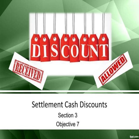 Cash discounts | PPTX