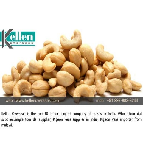 Cashew nuts suppliers in india | PPTX