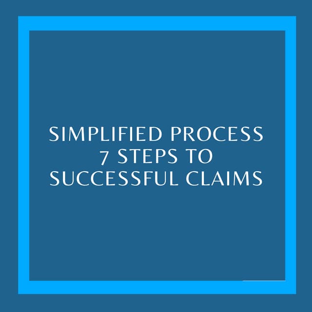 7 steps to a successful claim | PDF