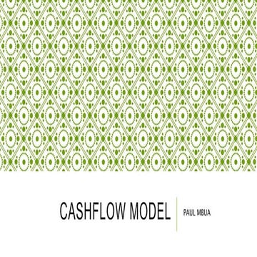 Building Cash flow model | PPT