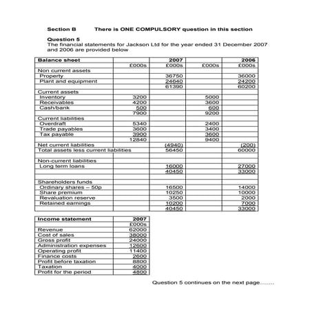 Cash flow statement | PDF
