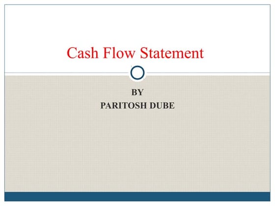 Cash flow analysis | PPT