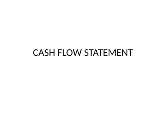 Fundamentals of ABM 2 - Cash Flow Statement | PPTX | Business ...