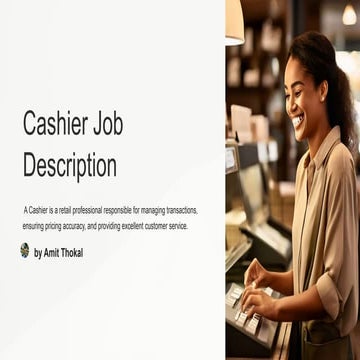 ashier Job Description for your organisation | PPTX