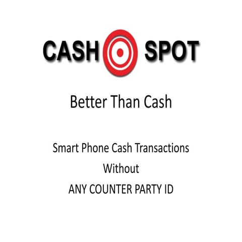 Cash spot | PPTX