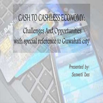Cash to cashless economy | PPTX
