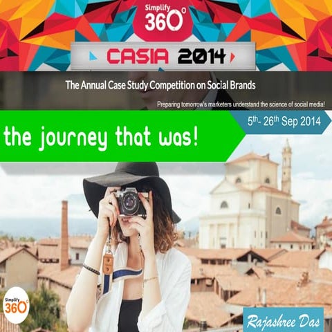 A Sneak Peek at the journey of Casia 2014. | PDF