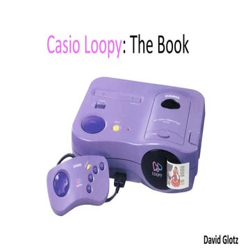 Casio Loopy The Book - David Glotz | PDF