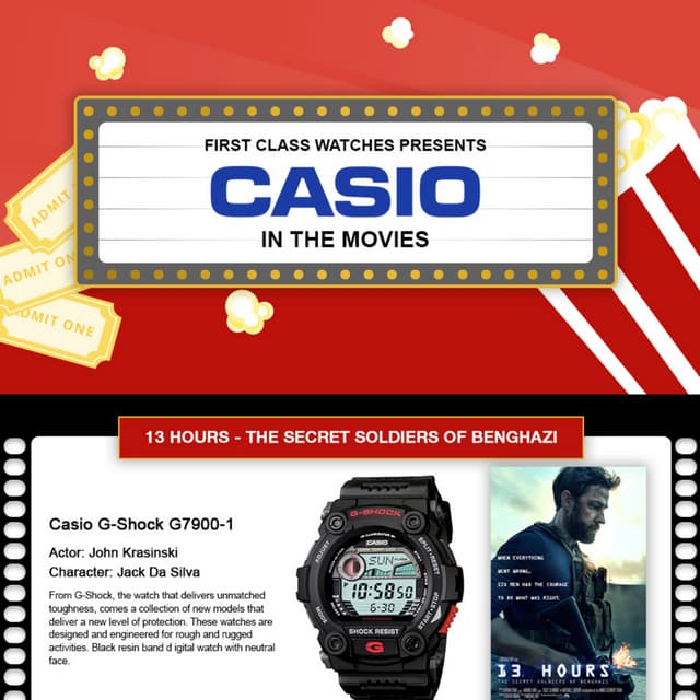 Casio watches infographic | PDF