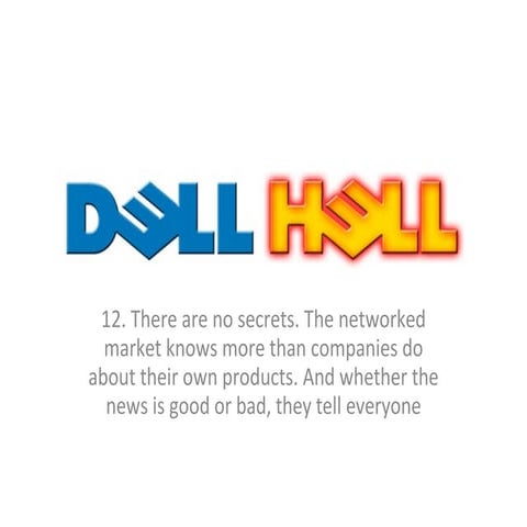 Dell Hell, un Caso de Reputación Online | PPT