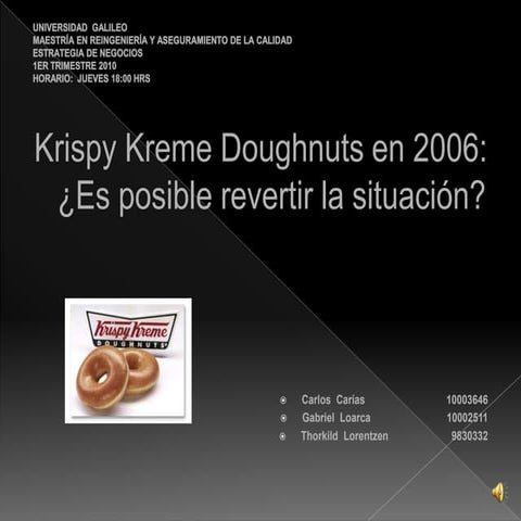Krispy Kreme | PPT