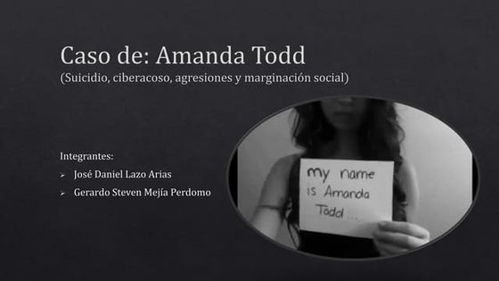El caso Amanda Todd | PPT