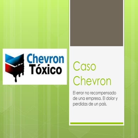 Chevron en Ecuador. | PPTX