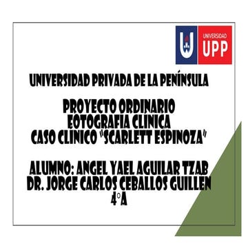 Caso clínico 2024 fotografia clinica jaja | PDF