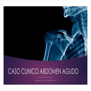 Comprehensive Clinical Case Study on Acute Abdomen and Pancreatitis ...