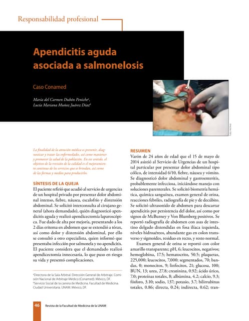 Historia Clínica Apendicitis Aguda In Situs Inversus.pdf | Surgery | Medical Health