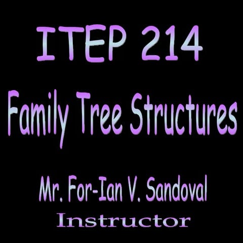 FAMILY TREE STRUCTURE | PPT